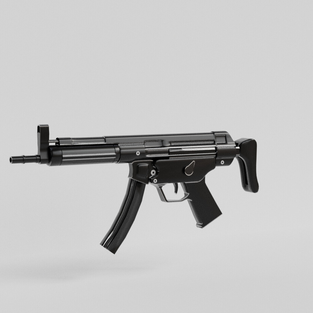 ArtStation - Lowpoly MP5 Showcase