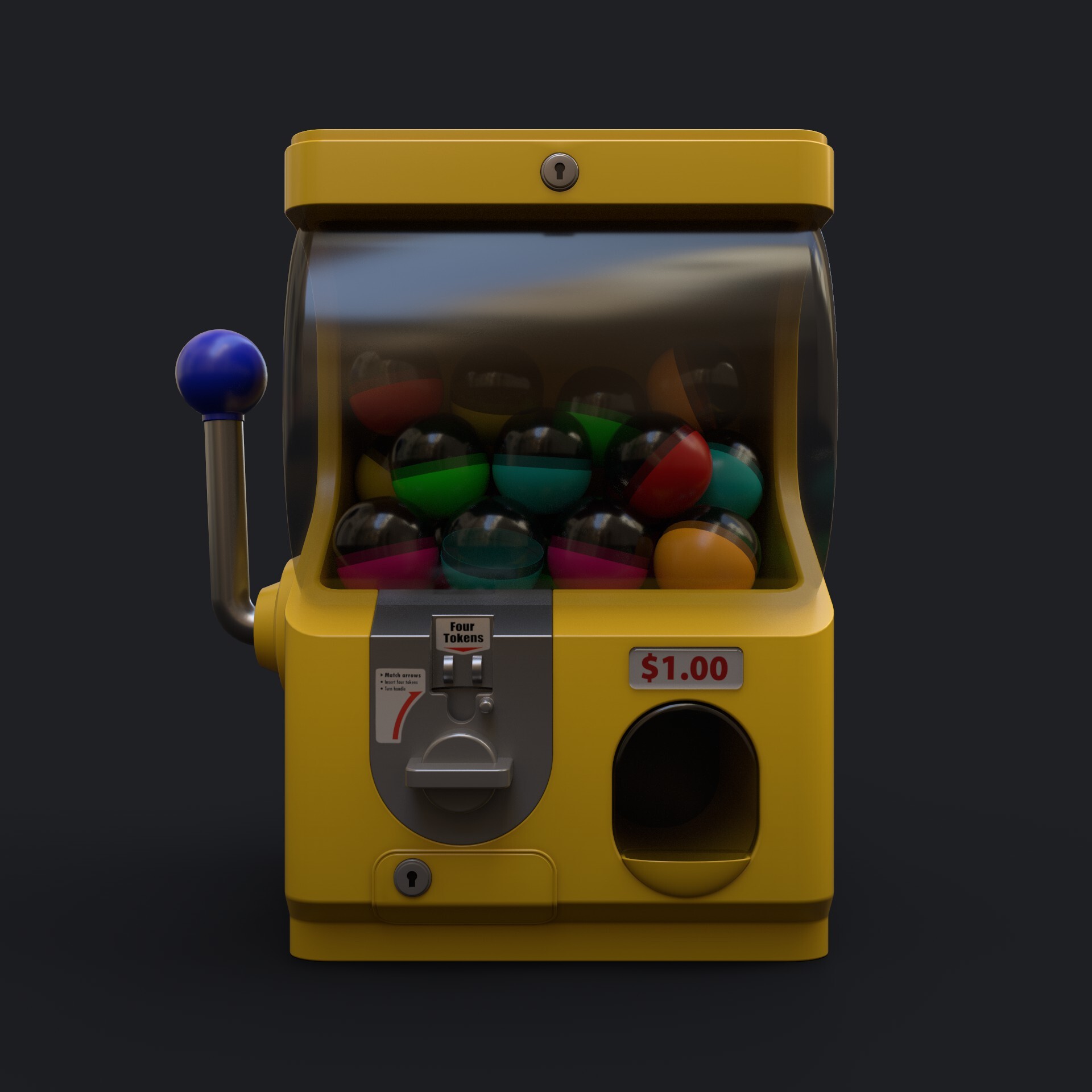 ArtStation - Stylized Gacha Machine