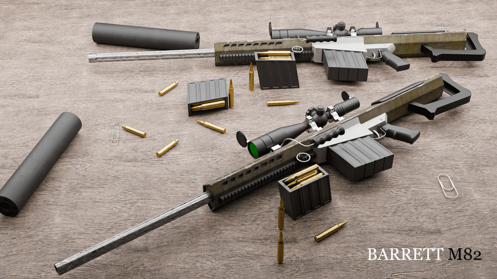 ArtStation - Barrett M82