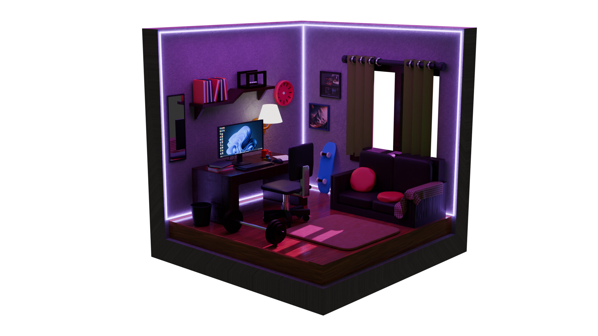 ArtStation - My first model in 3d blender