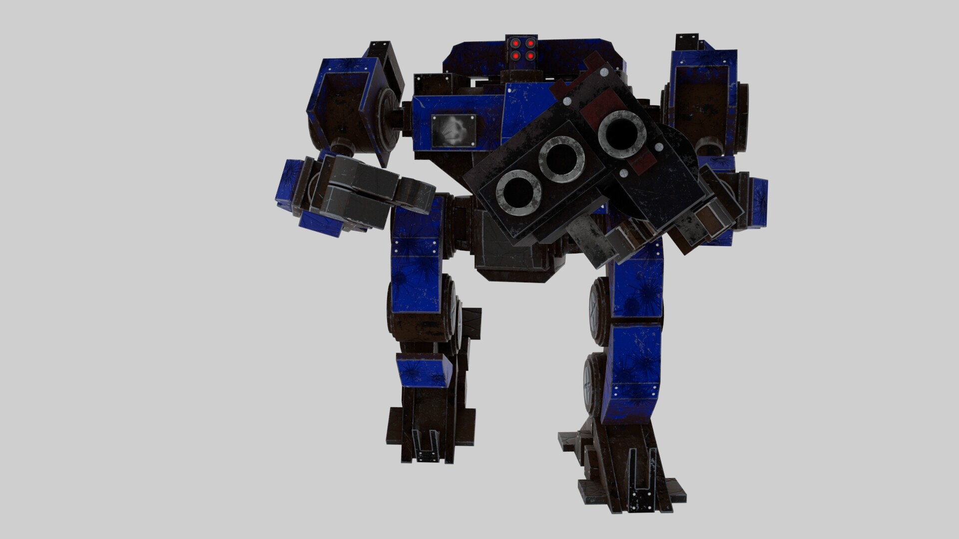 Felino Montana Yunizal - MECH: BATTLE FOR EARTH Model Hard surface Render