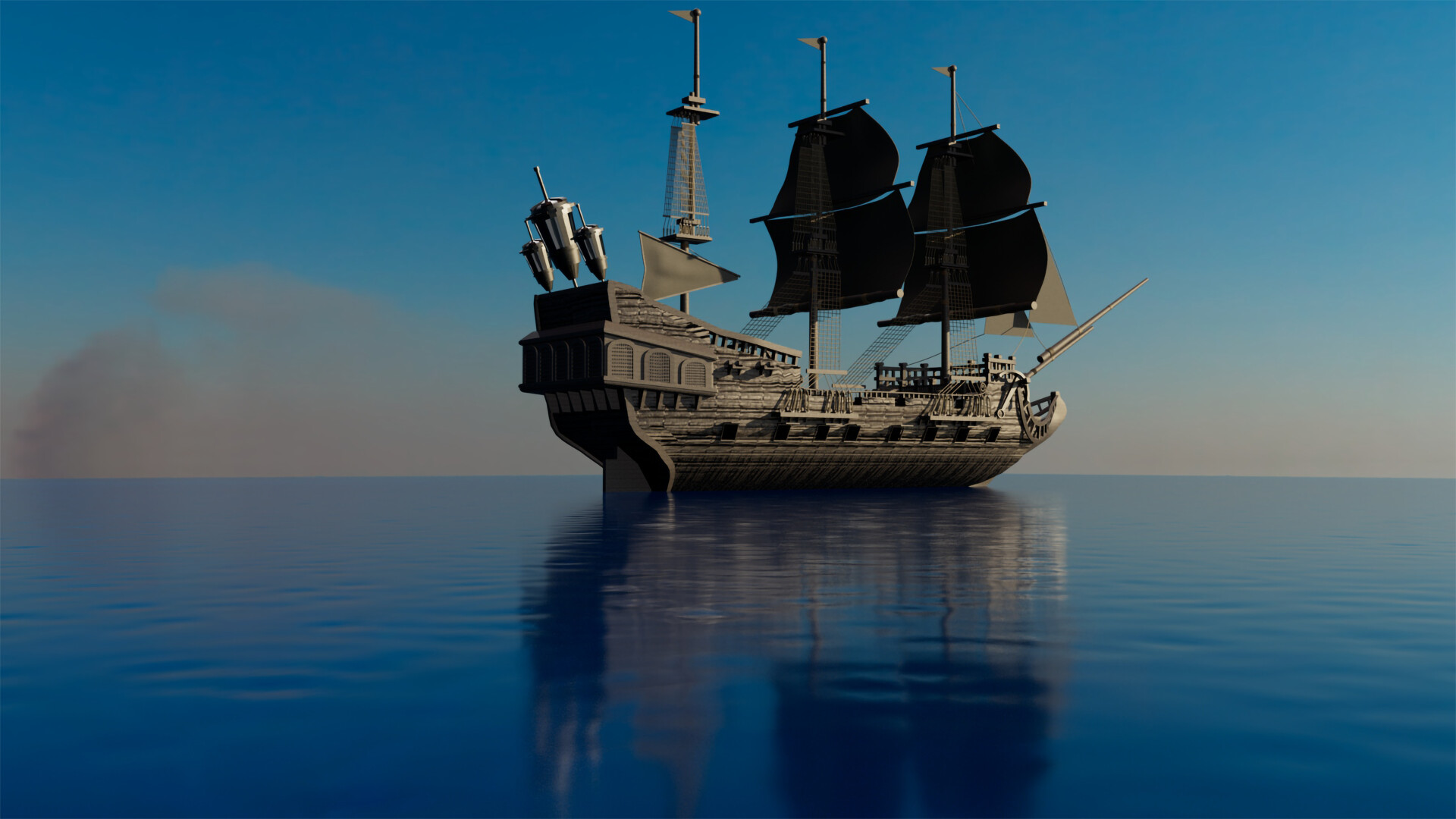 ArtStation - Pirate ship