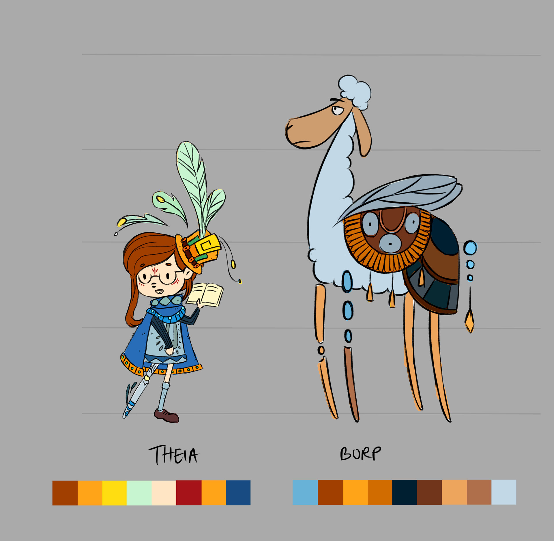 ArtStation - Main Characters - Character Design