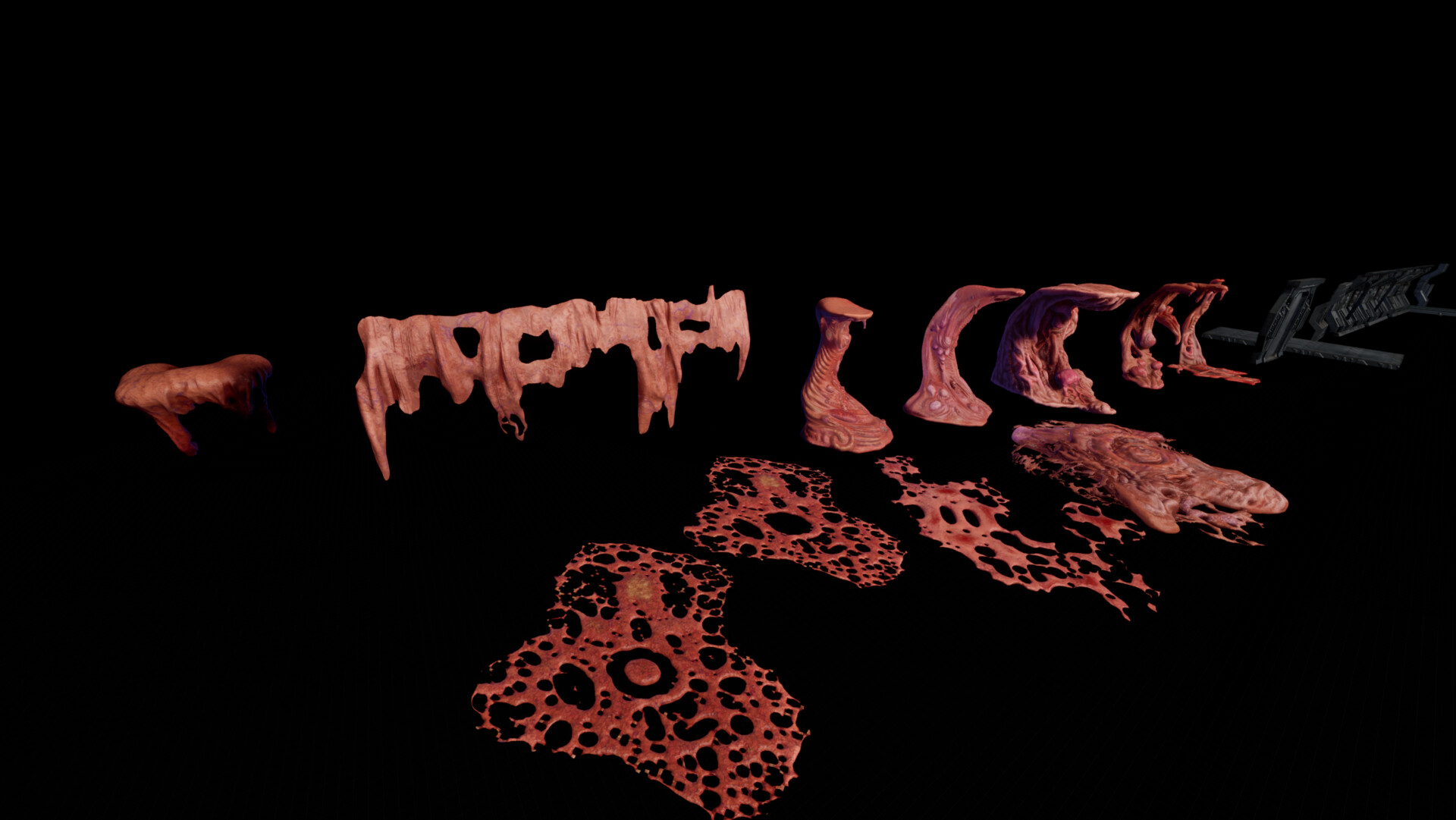 Ruben Roldan - Infested SciFi Corridor