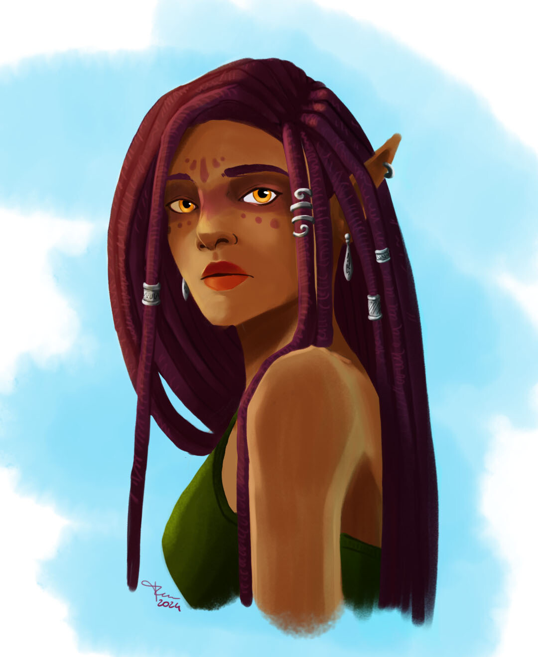 ArtStation - Elf Portrait 2