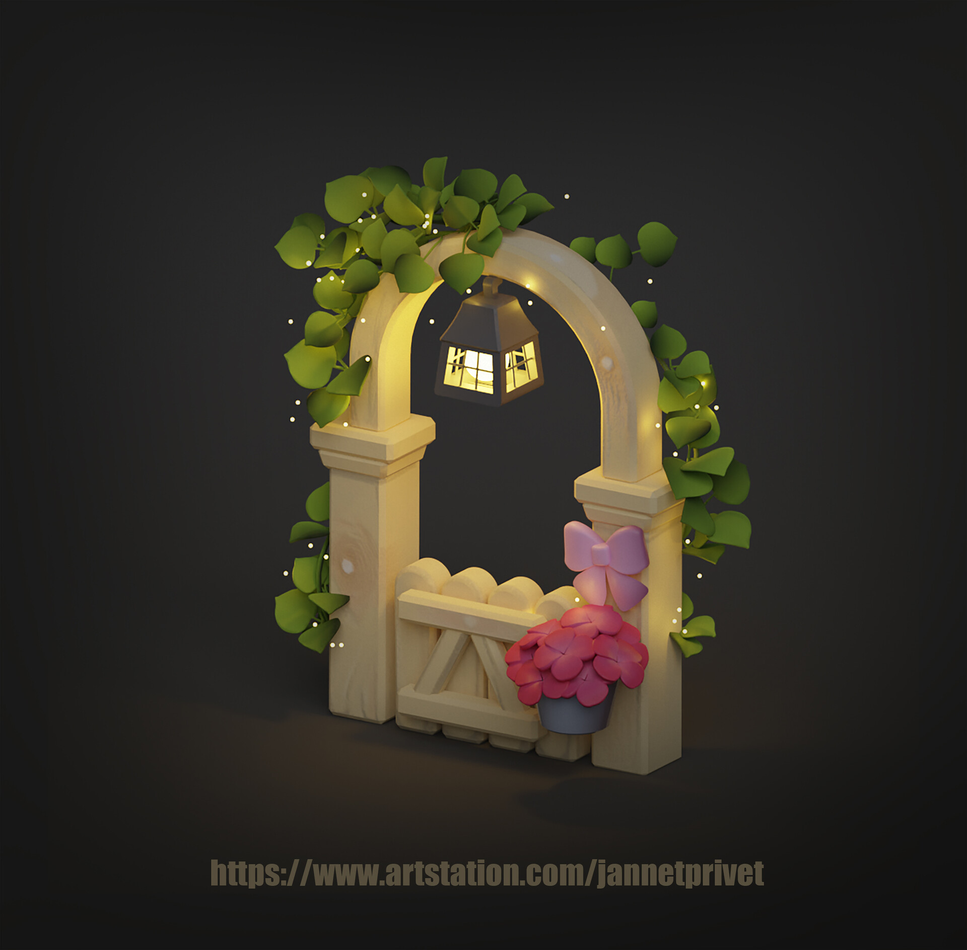 ArtStation - cute prop (casual style)