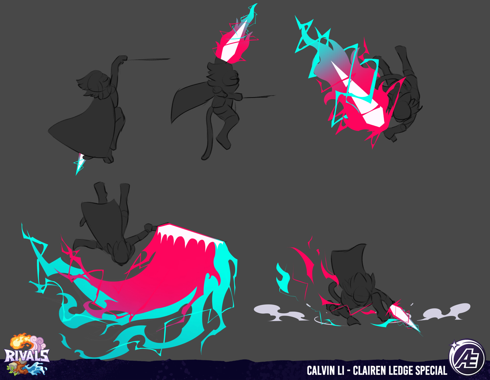 Calvin Li - Rivals of Aether 2 - Clairen VFX Concepts
