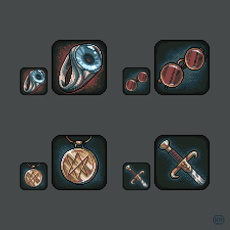 ArtStation - Occult item set