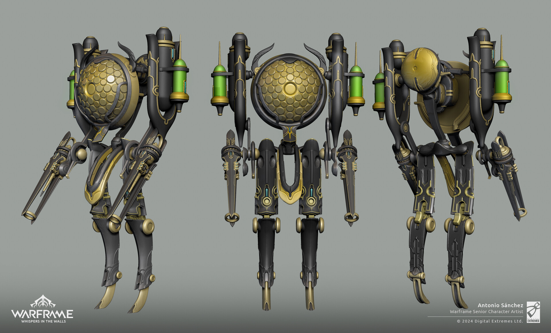 Otto Art / Antonio Sánchez - New Necramechs enemies