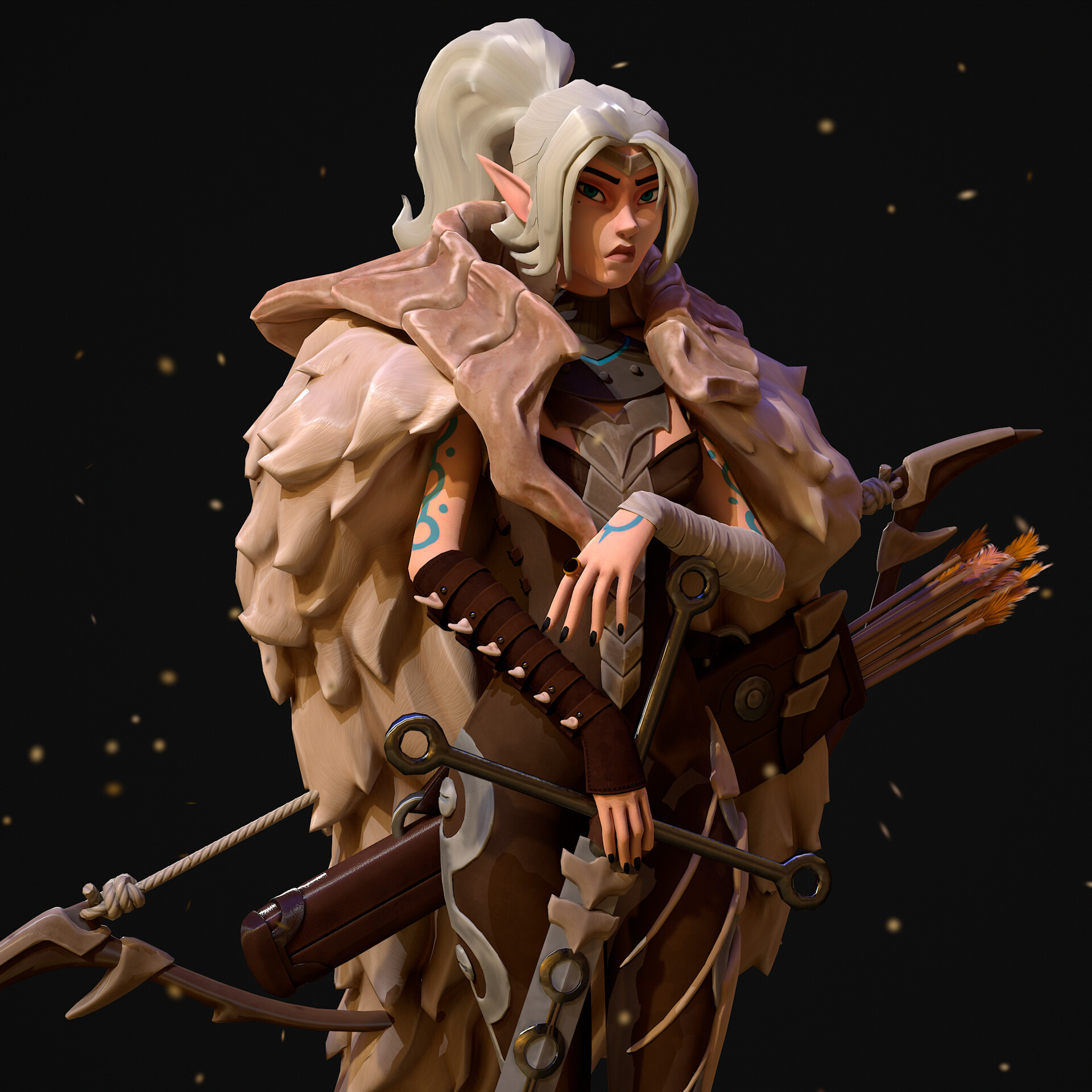 ArtStation - Hunter - Medieval: Back & Forth Challenge