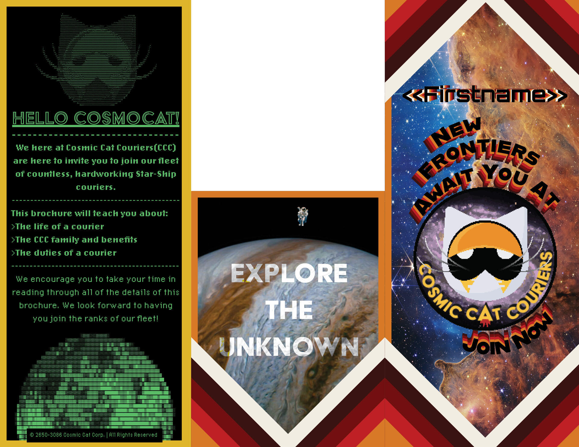 ArtStation - Cosmic Cat - Brochure