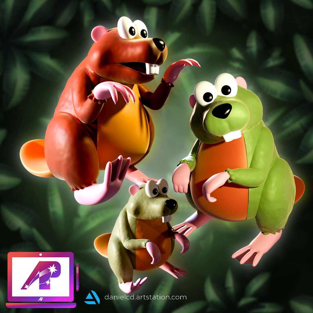 ArtStation - Gnawty and Bosses