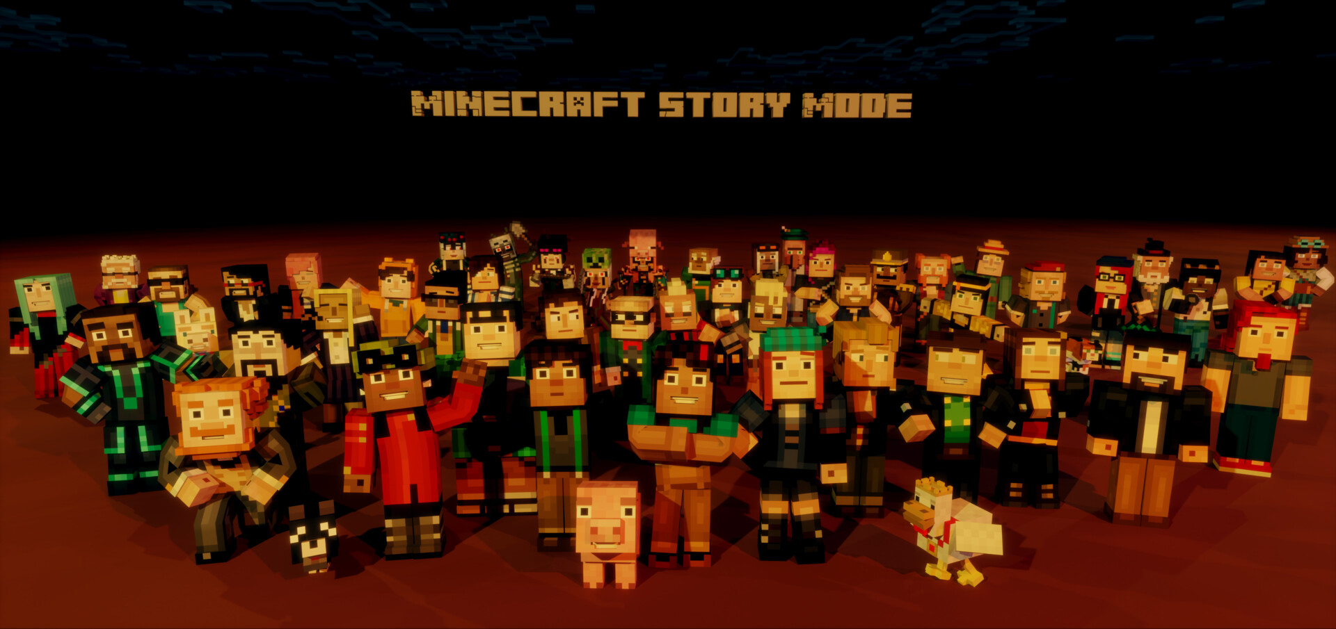 ArtStation - Minecraft Story Mode - New Year 2022