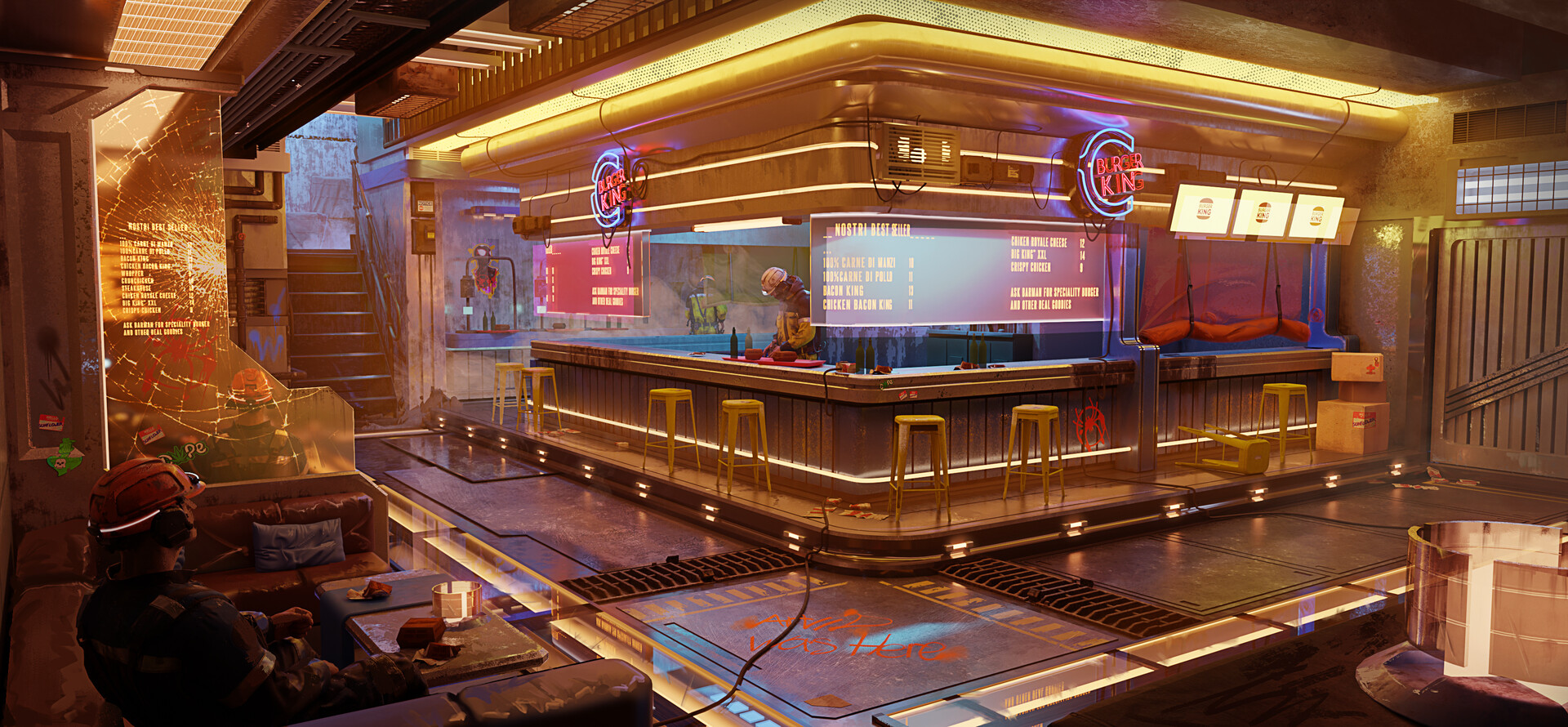 ArtStation - Cyber Diner