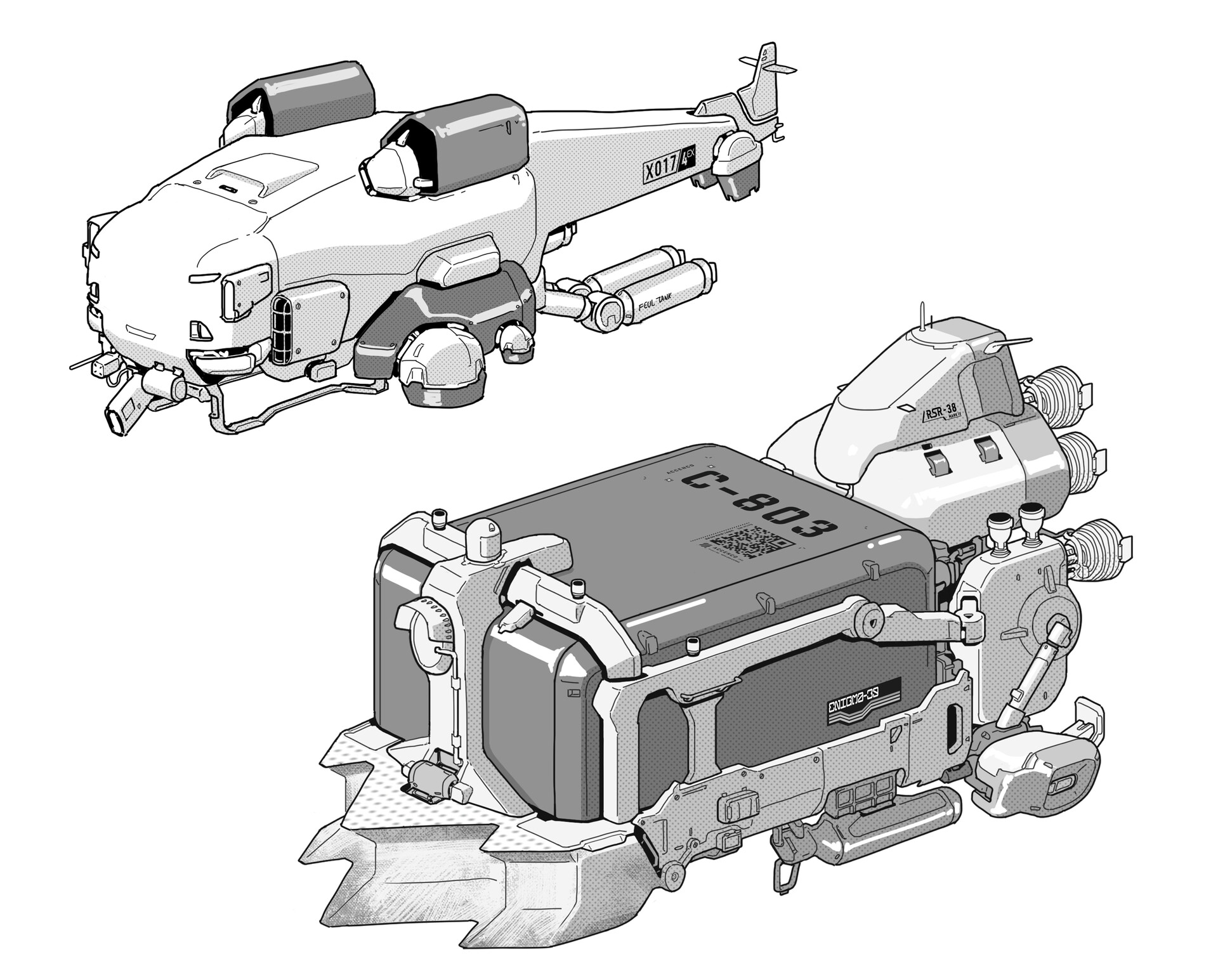 ArtStation - Vessels sketch
