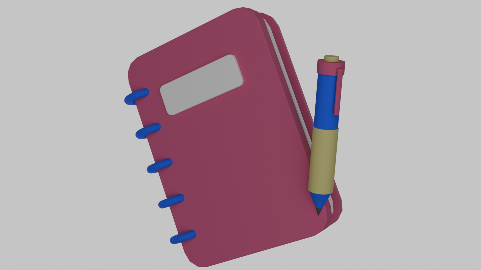 ArtStation - Book and Pen 3D illustration