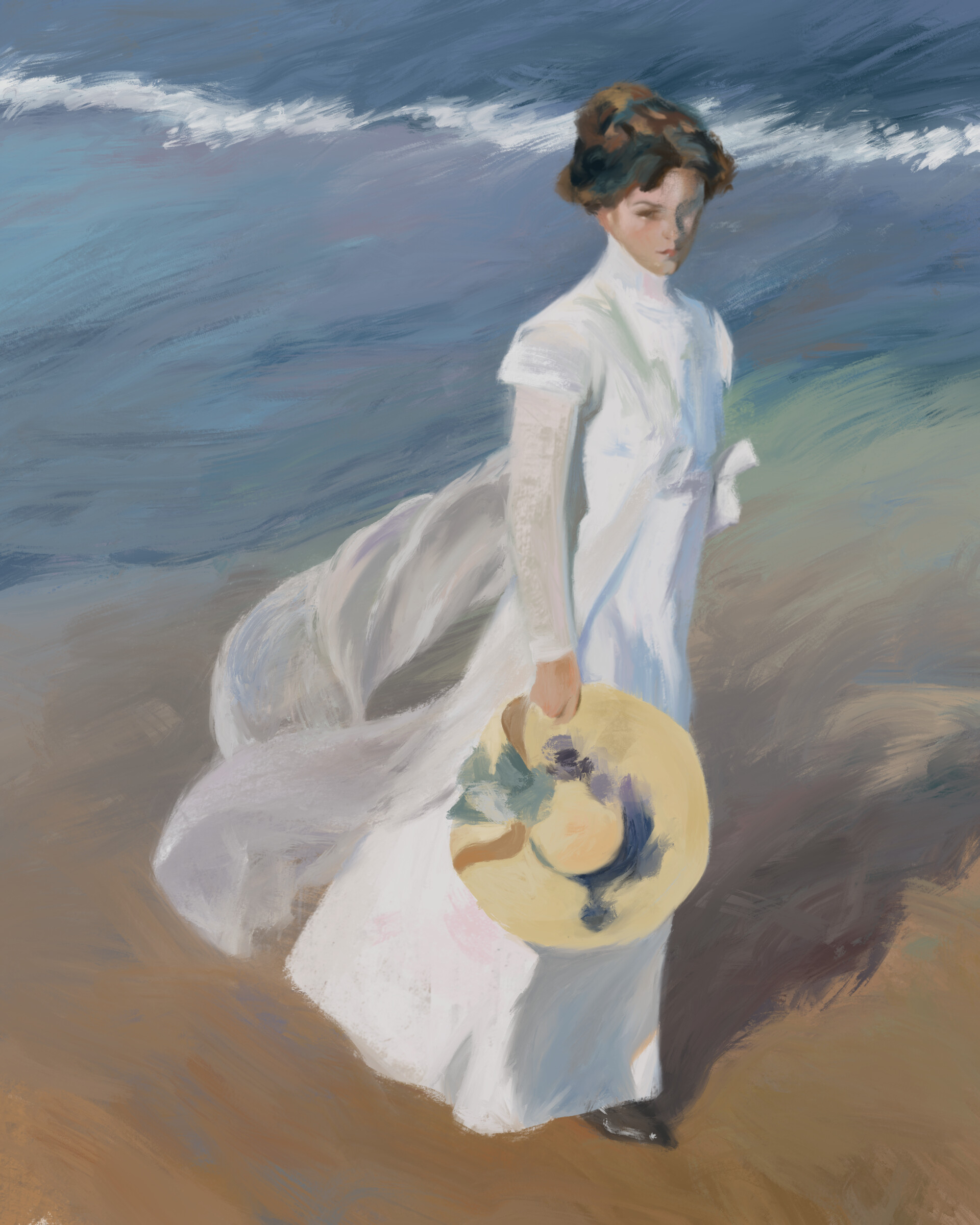 ArtStation - Procreate oil painting study