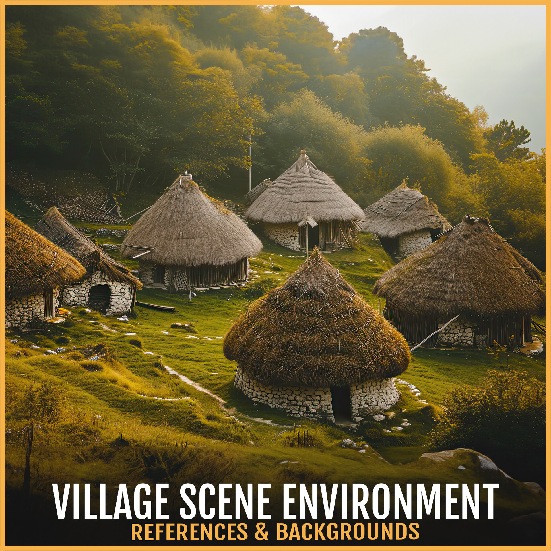 ArtStation - 505 Village Scene Environment