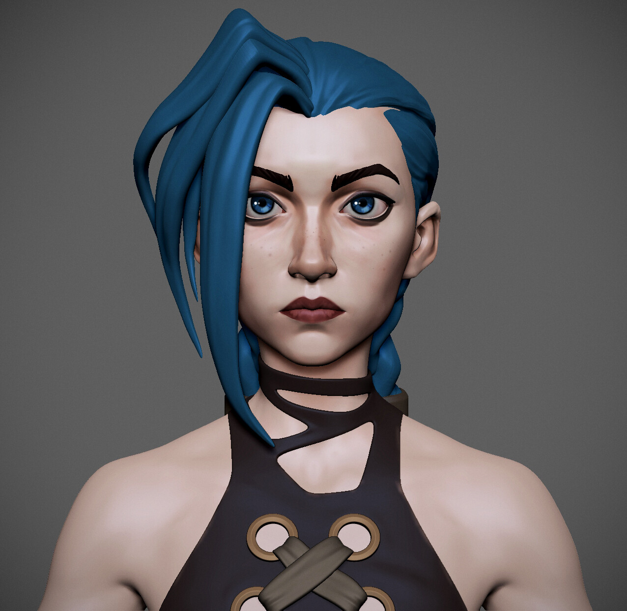 ArtStation - Face sculpting study_ fan art