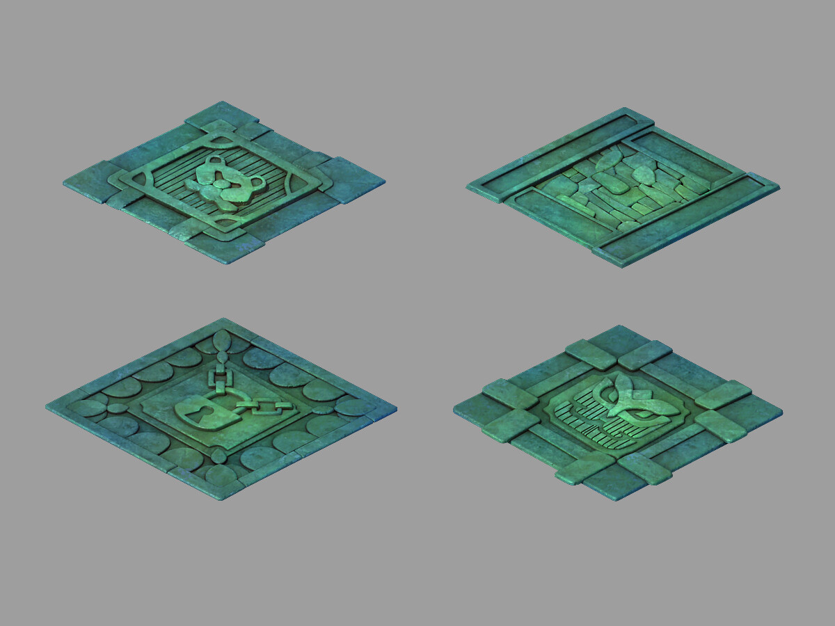 ArtStation - Disney main city - surface pattern 02