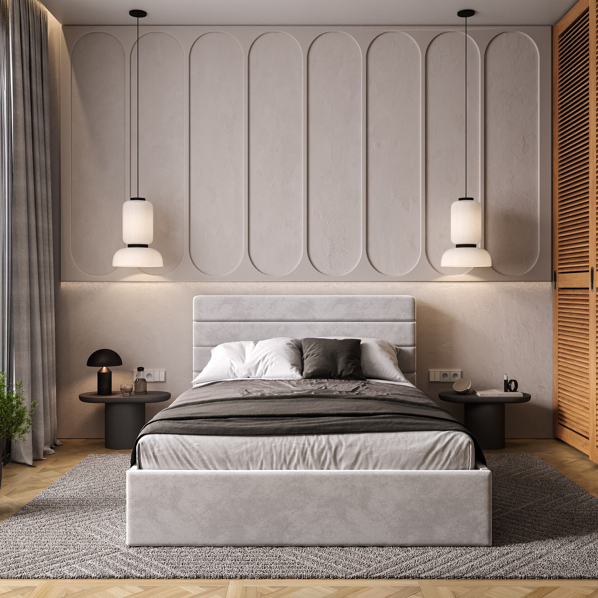 ArtStation - Visualization of the bedroom