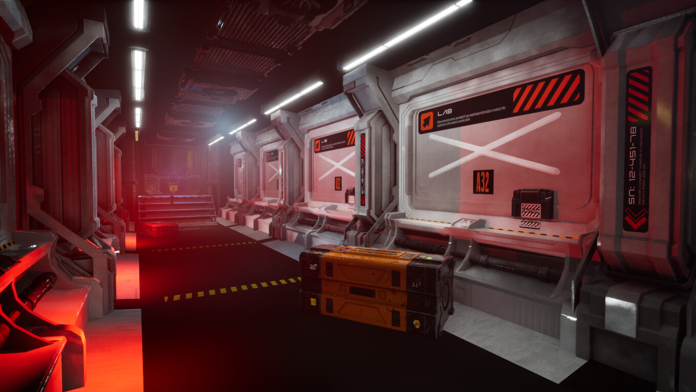 ArtStation - Sci-Fi Modular Corridor