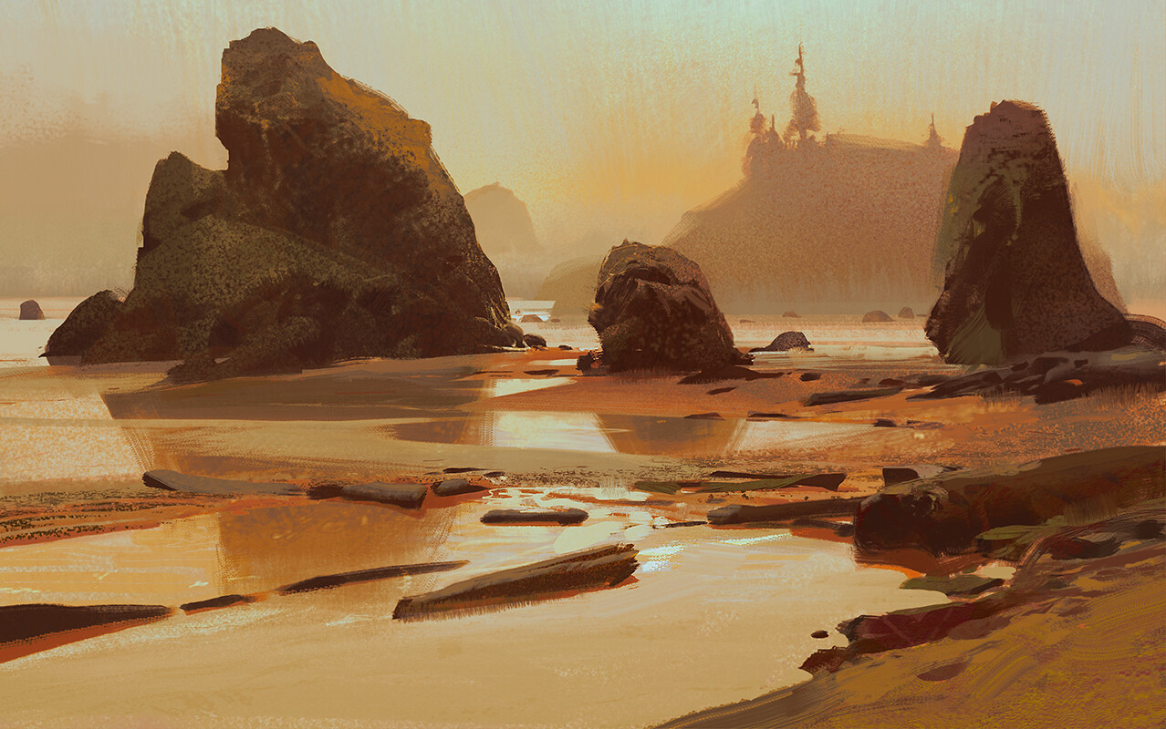 ArtStation - Beach Study