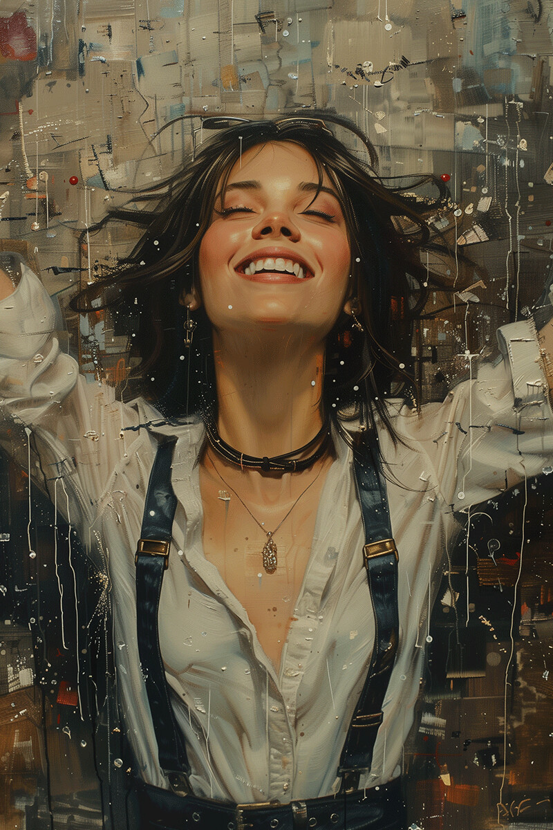 ArtStation - Happy girl