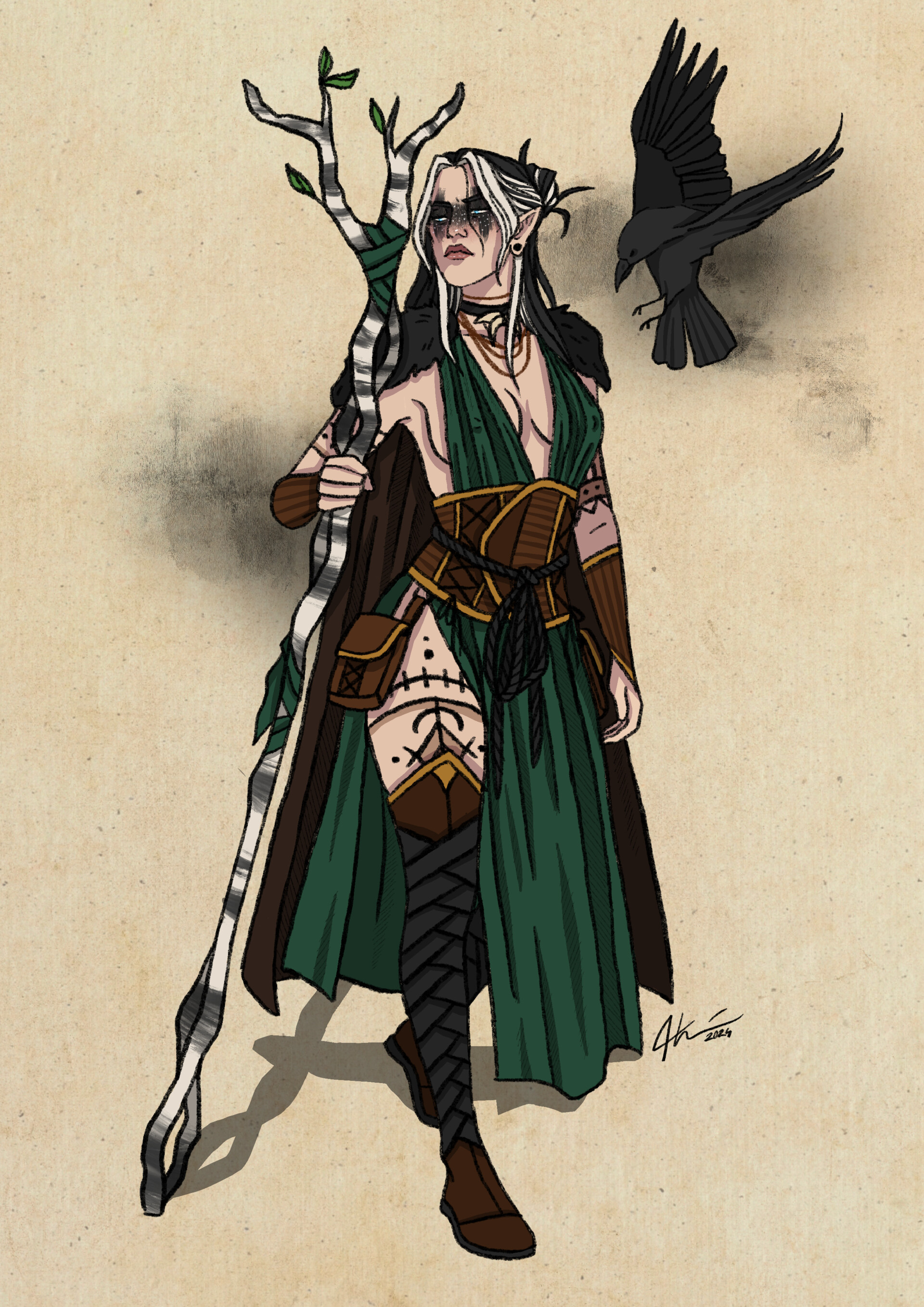 ArtStation - DnD OC design - Yness