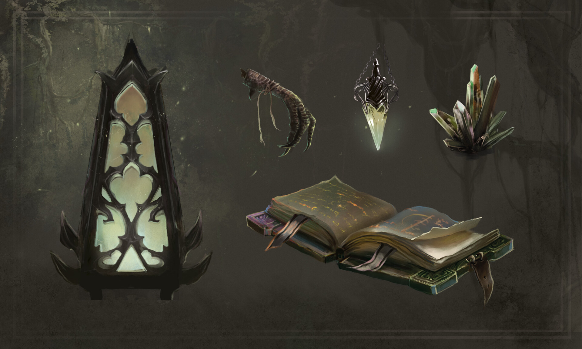 ArtStation - Dark magic 2D asset