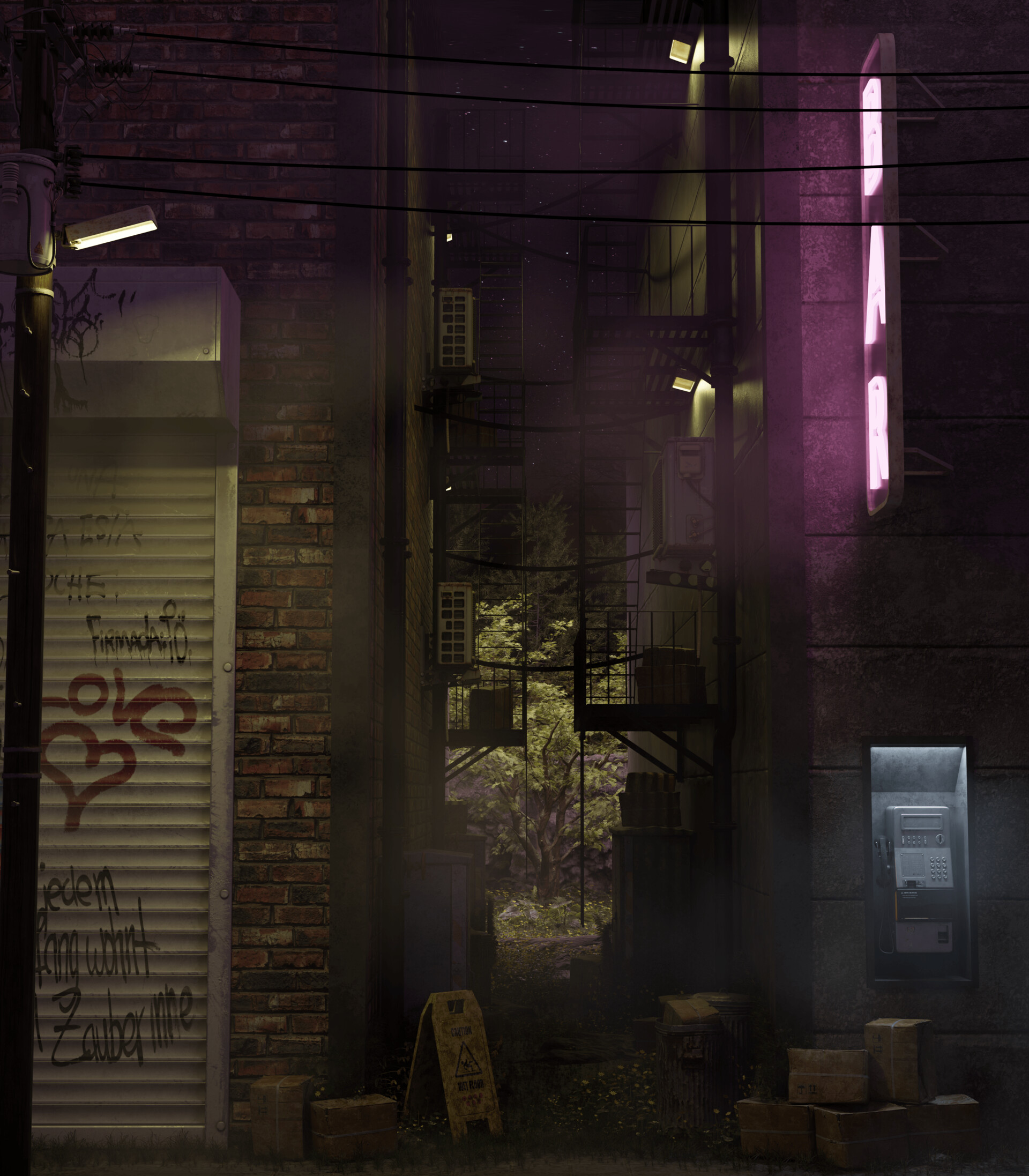 ArtStation - Alleyway