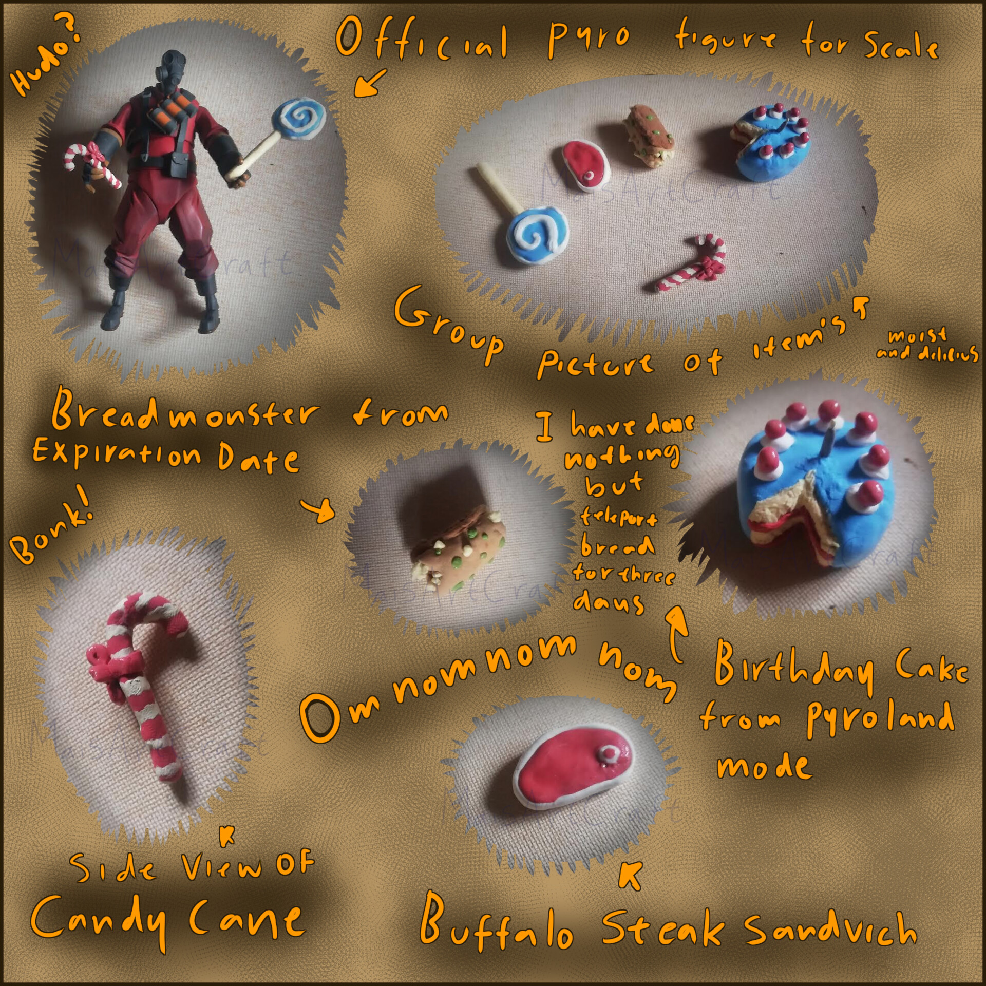 ArtStation - items I made for my tf2 figures