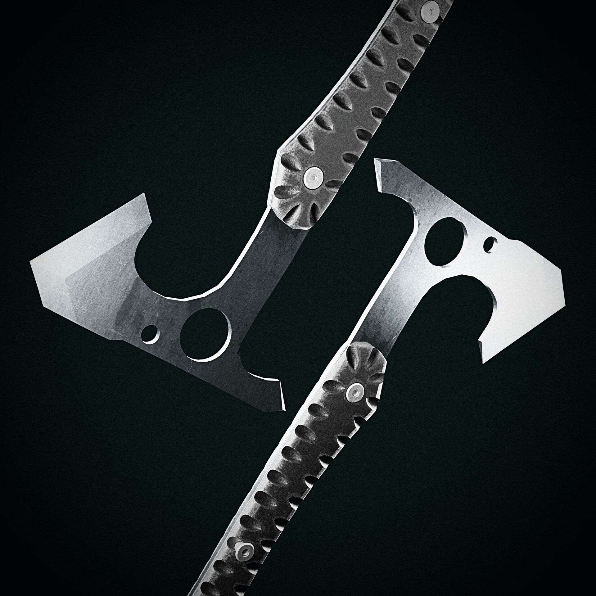 ArtStation - Spyderco "Warrior Hawk" Tomahawk