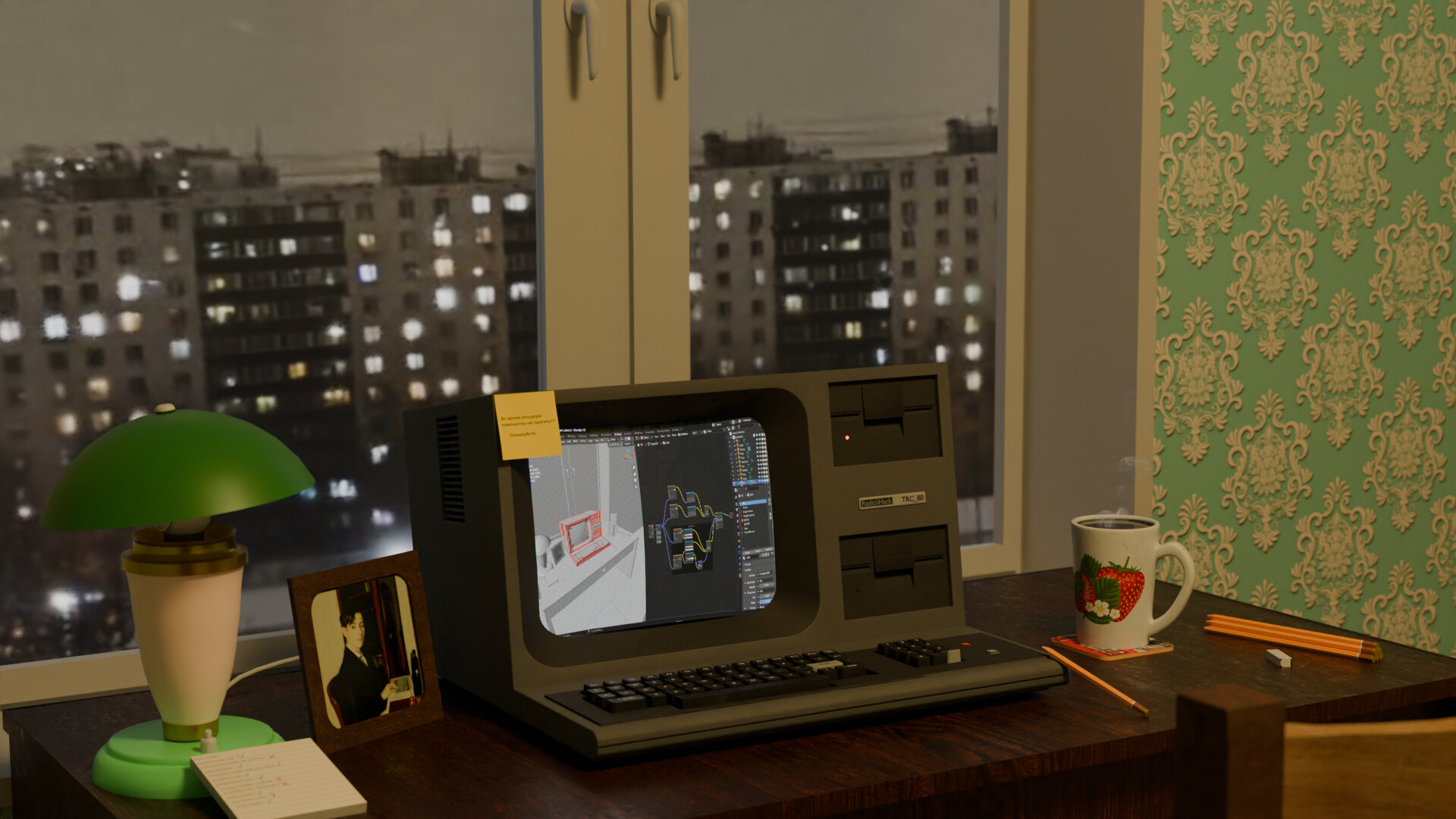 ArtStation - Old Fashion Work Table