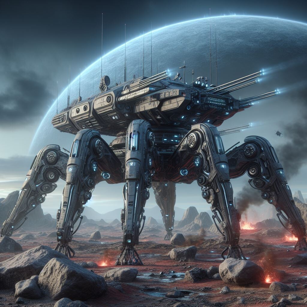 ArtStation - Spider tank