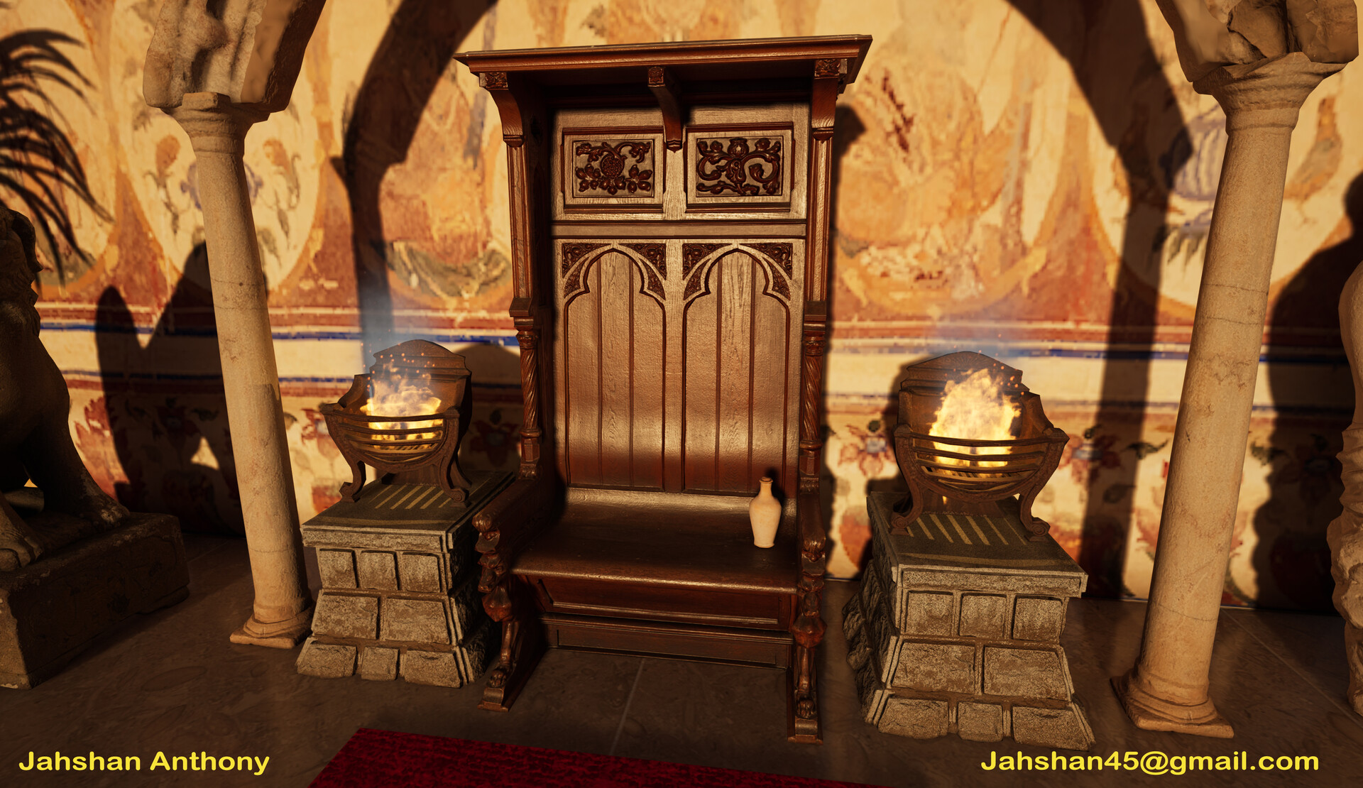 ArtStation - Week 4 Niagara Fire Particles Project