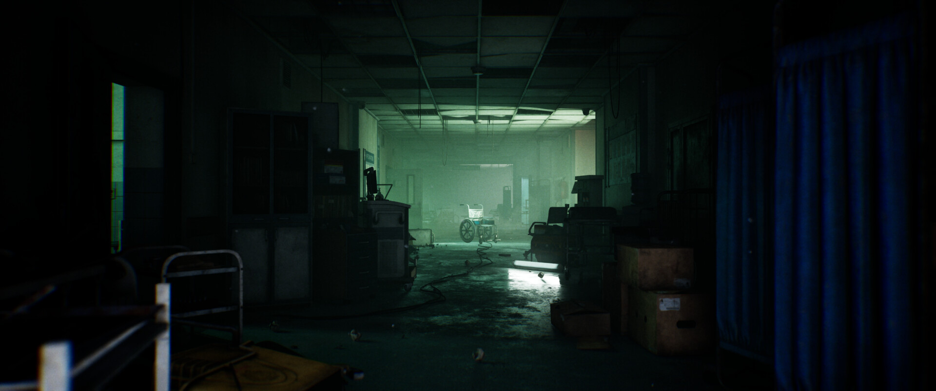 ArtStation - Lighting: Interior example - Academic Study