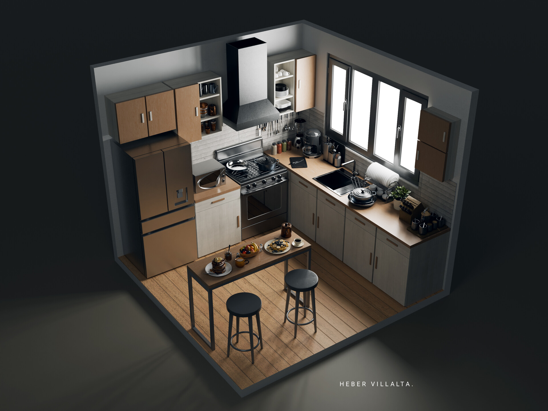 ArtStation - Modern Kitchen