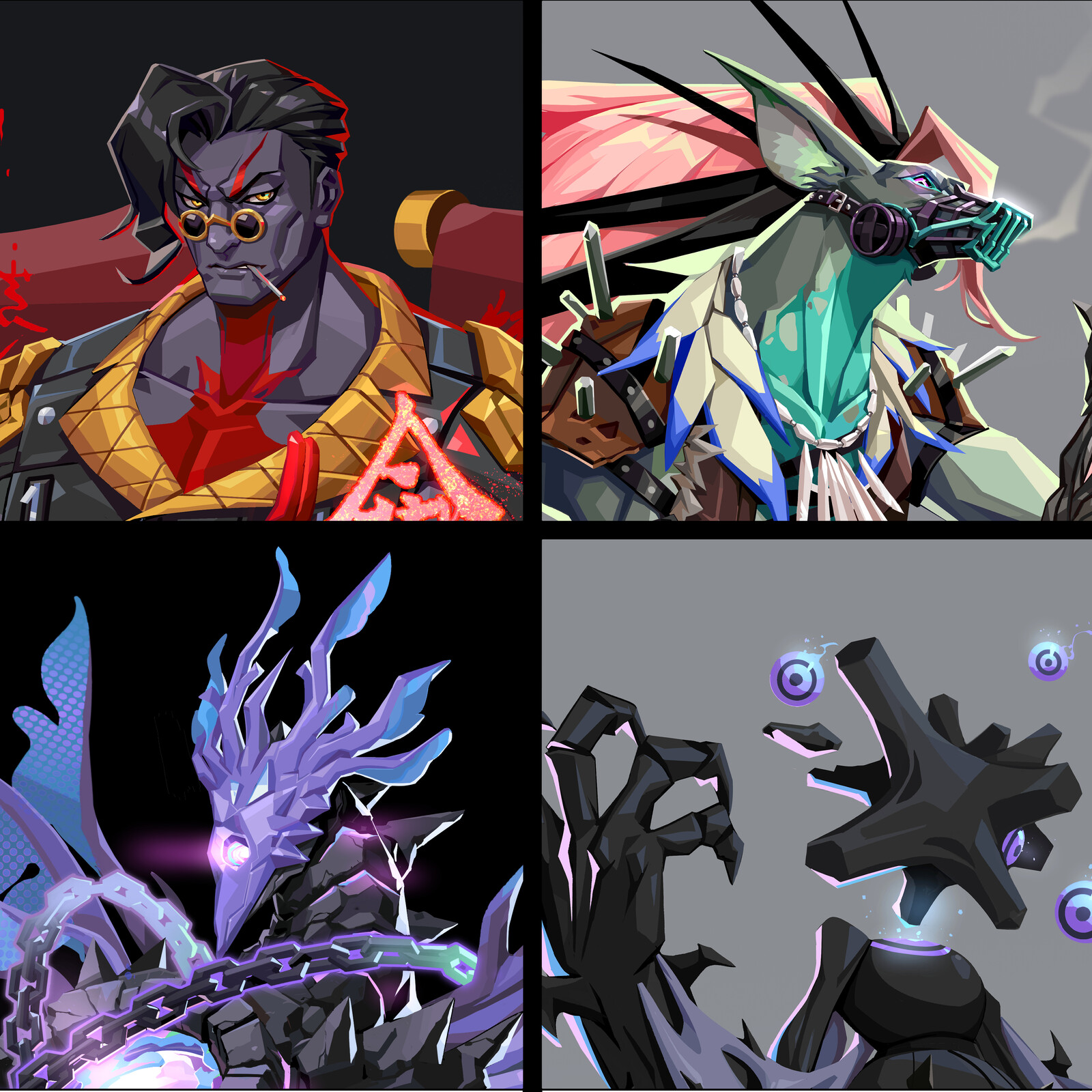ZH Lyu - Dislyte Character Art