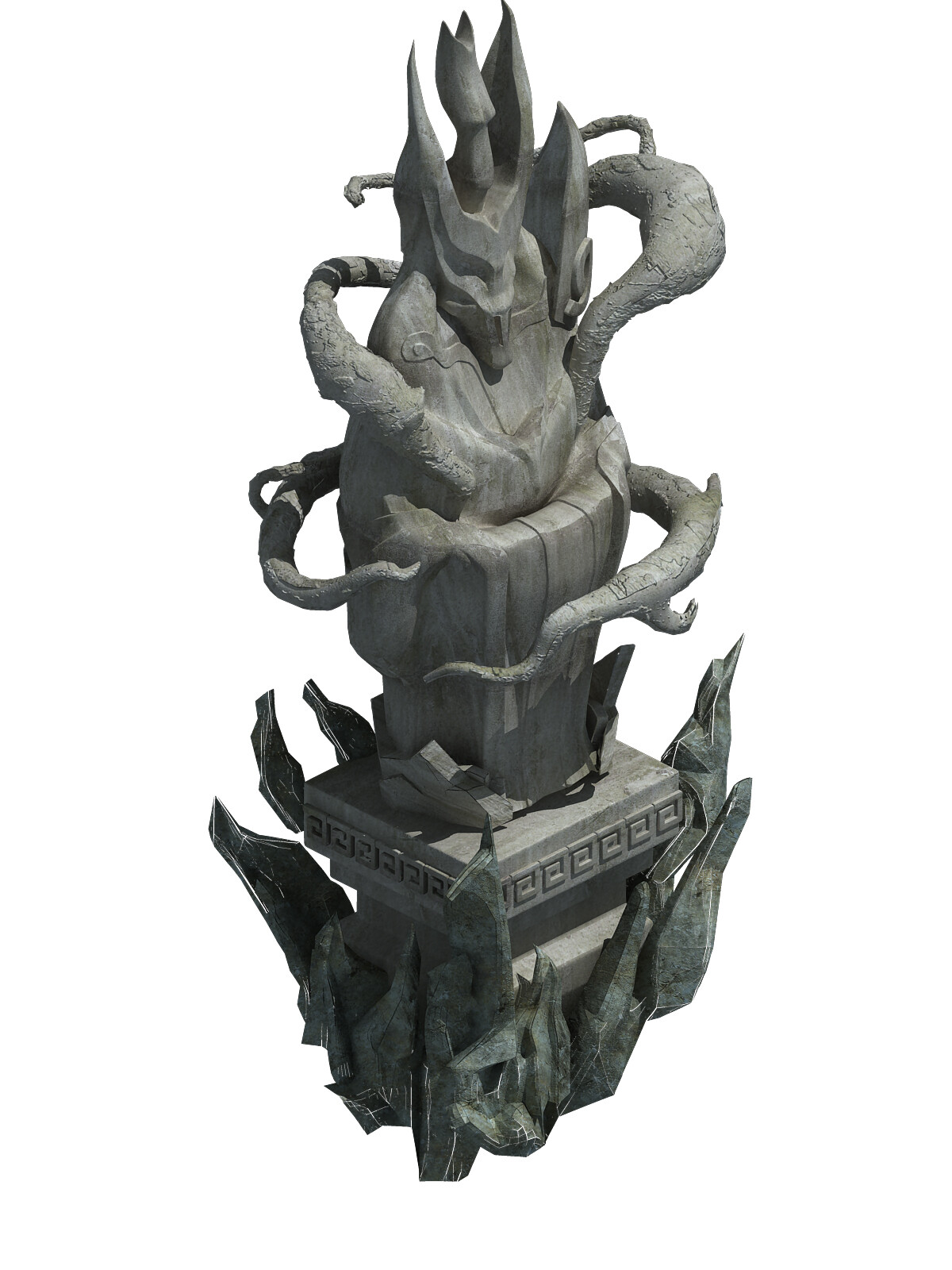 ArtStation - Demon Palace - Mysterious Statues 01