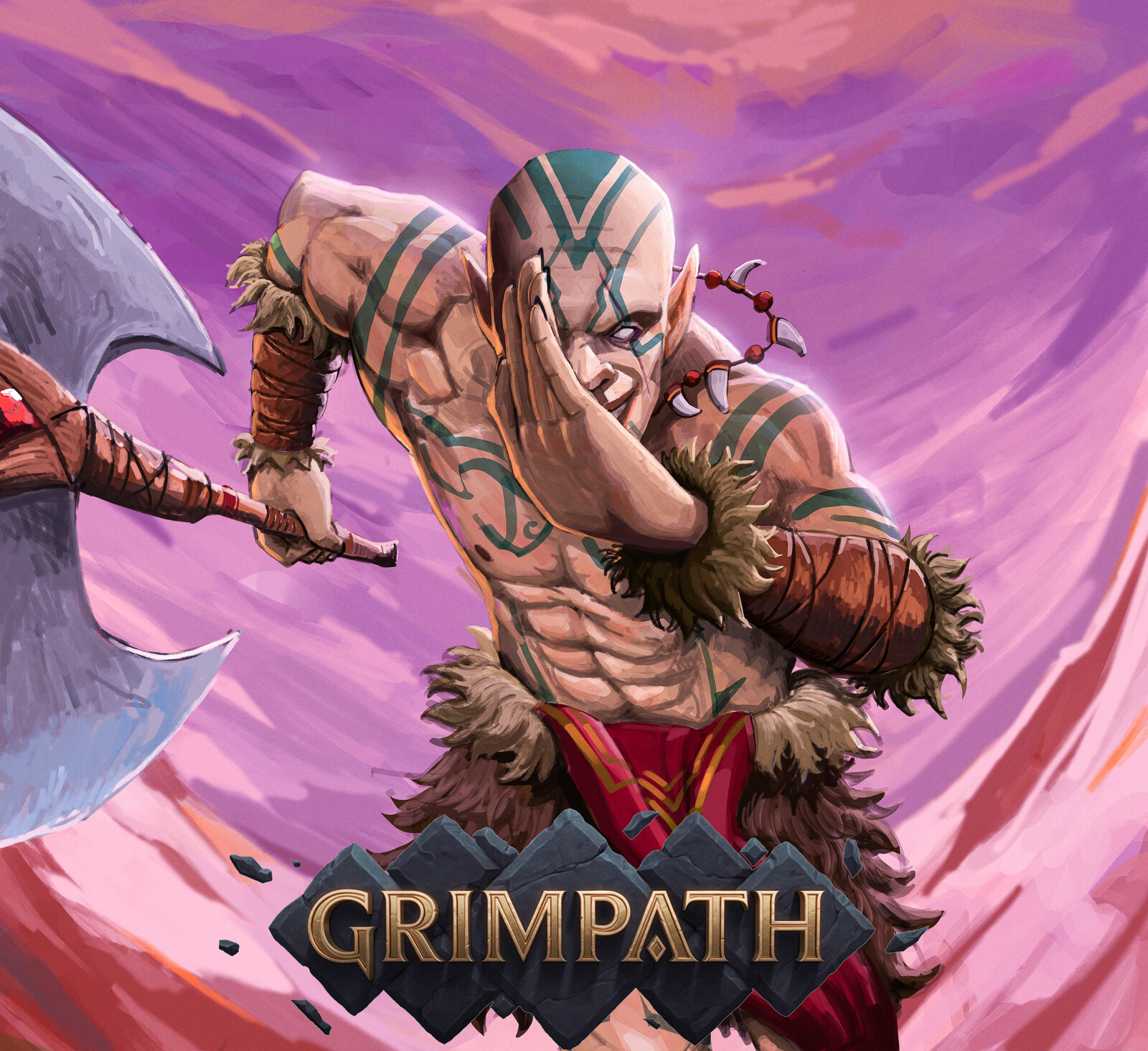 Allan Damaso - Barbarian Troll-Grimpath