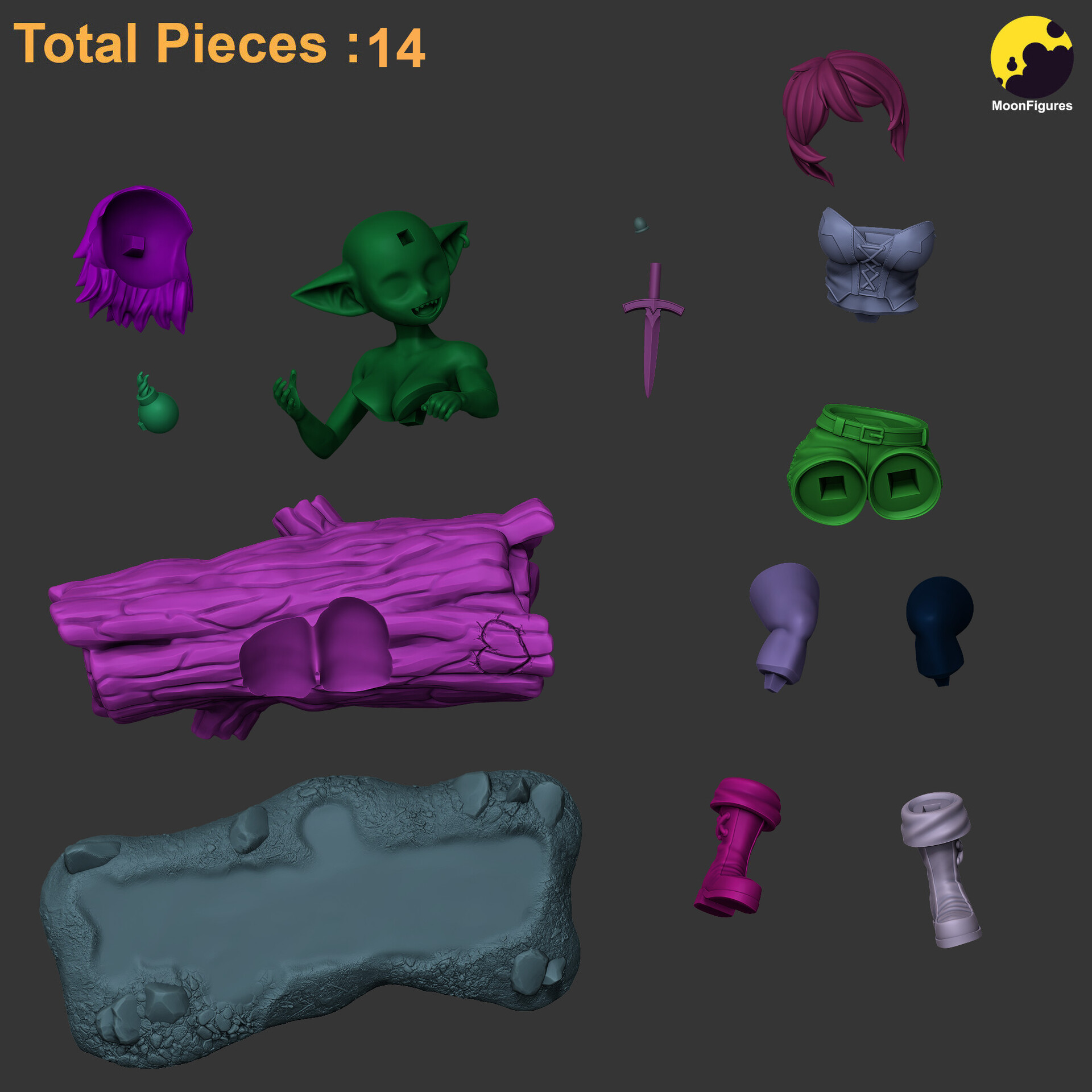 MoonFigures - Goblin Girl