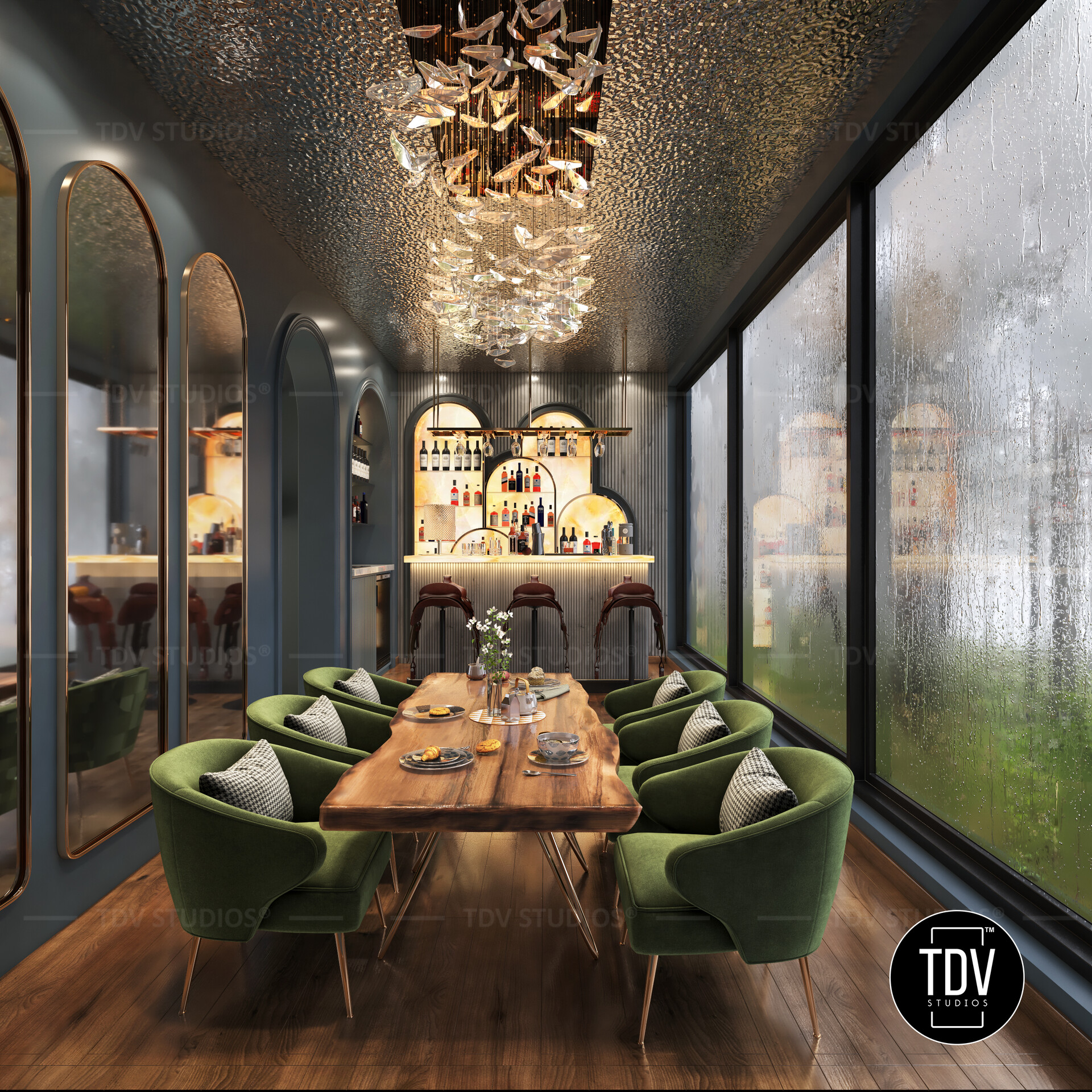 ArtStation - 3D Bar Area Design