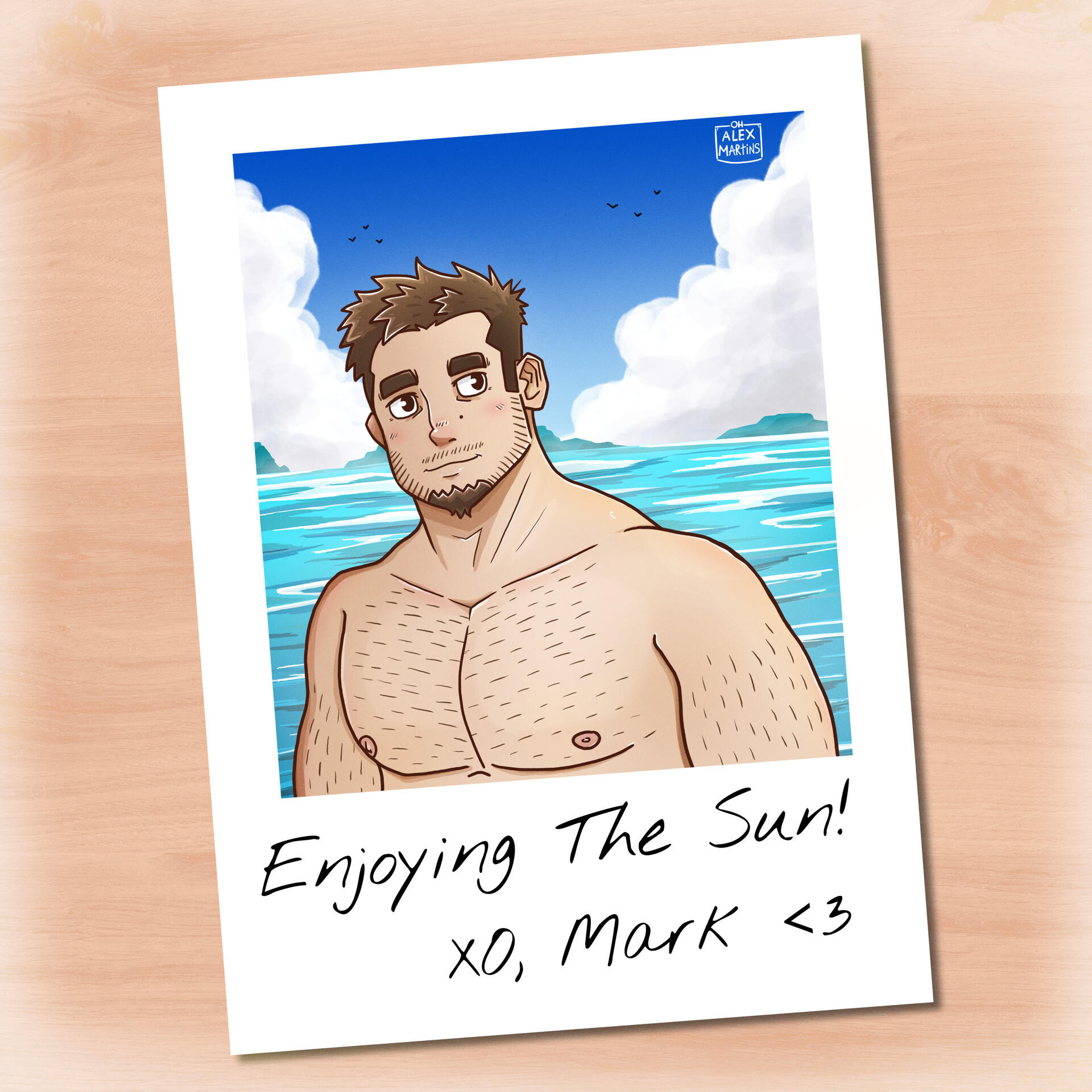 ArtStation - "Enjoying The sun! XO, Mark