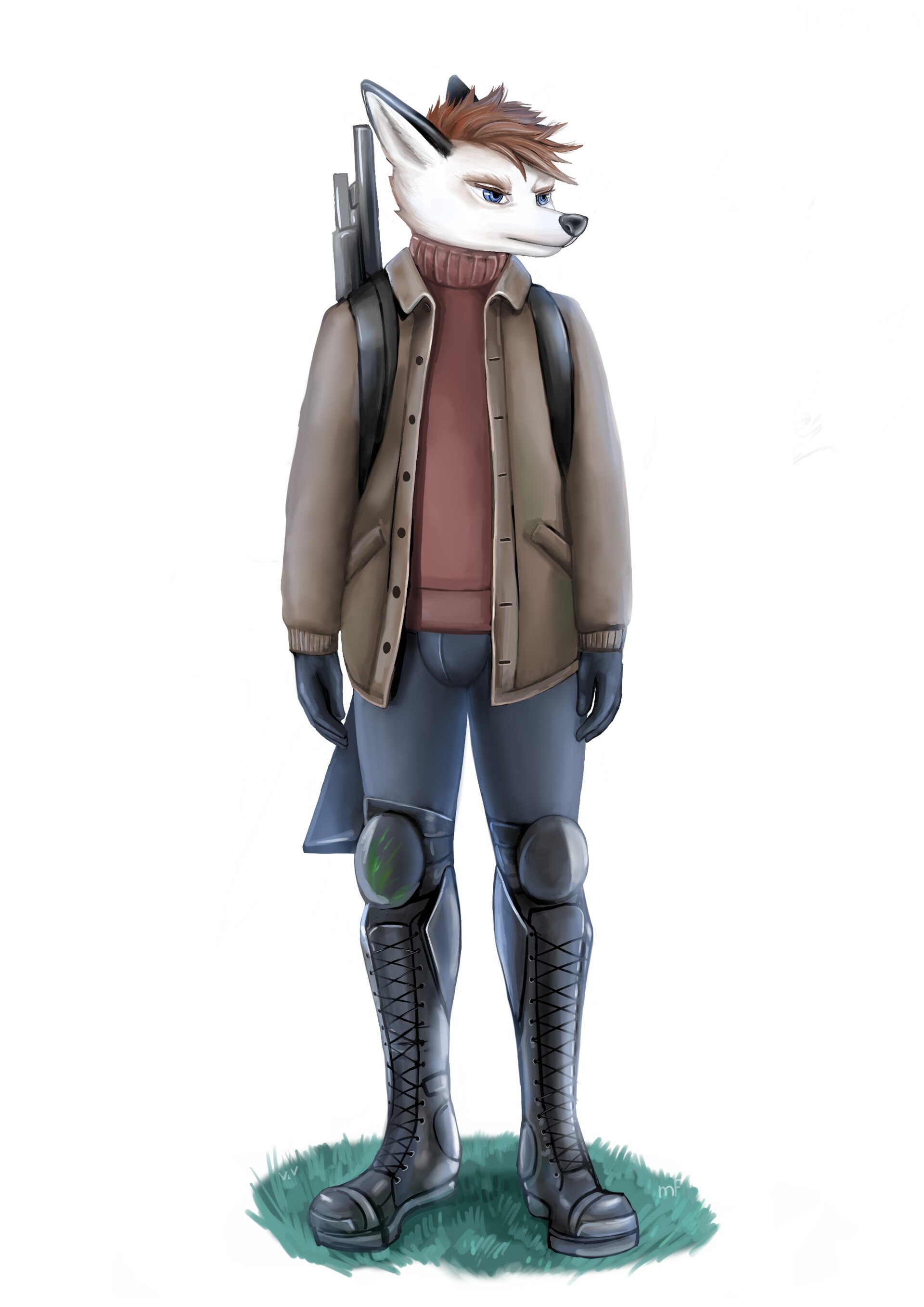 ArtStation - Fox with gun