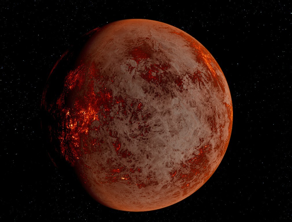 ArtStation - Exoplanet - K2-18 c - Abadon Illustration