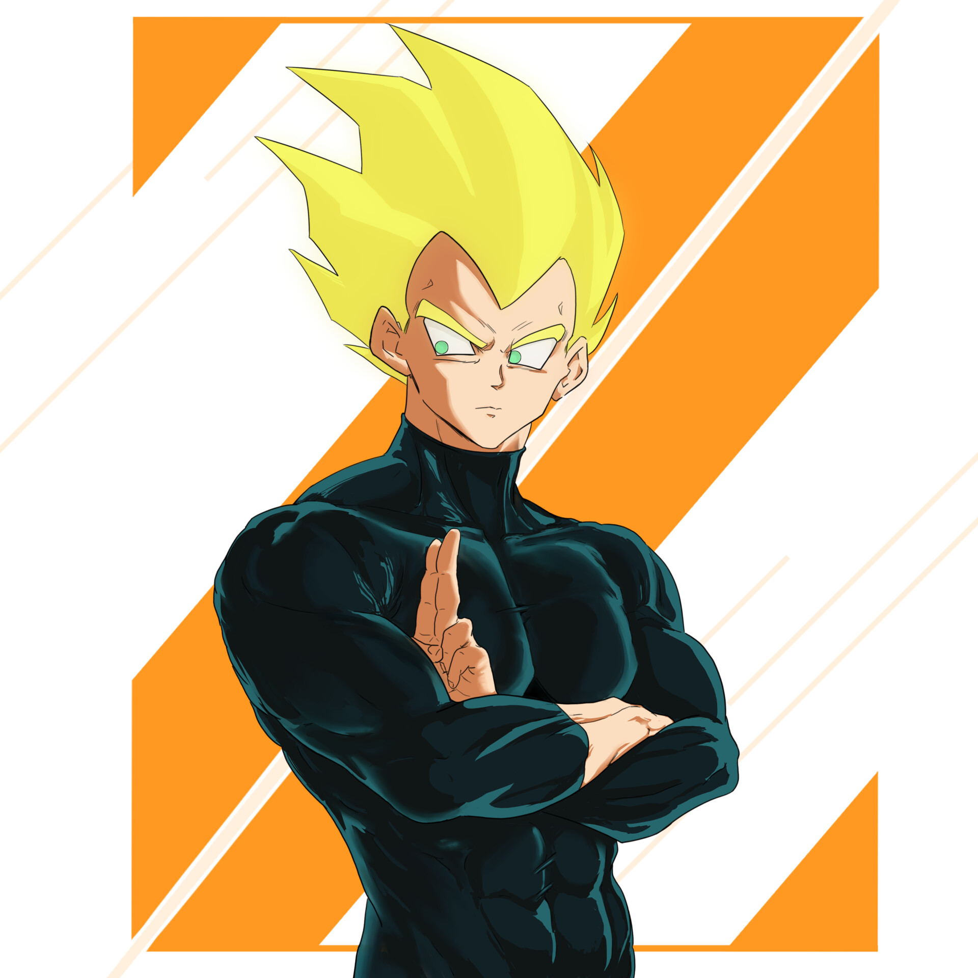 ArtStation - Armorless Vegeta