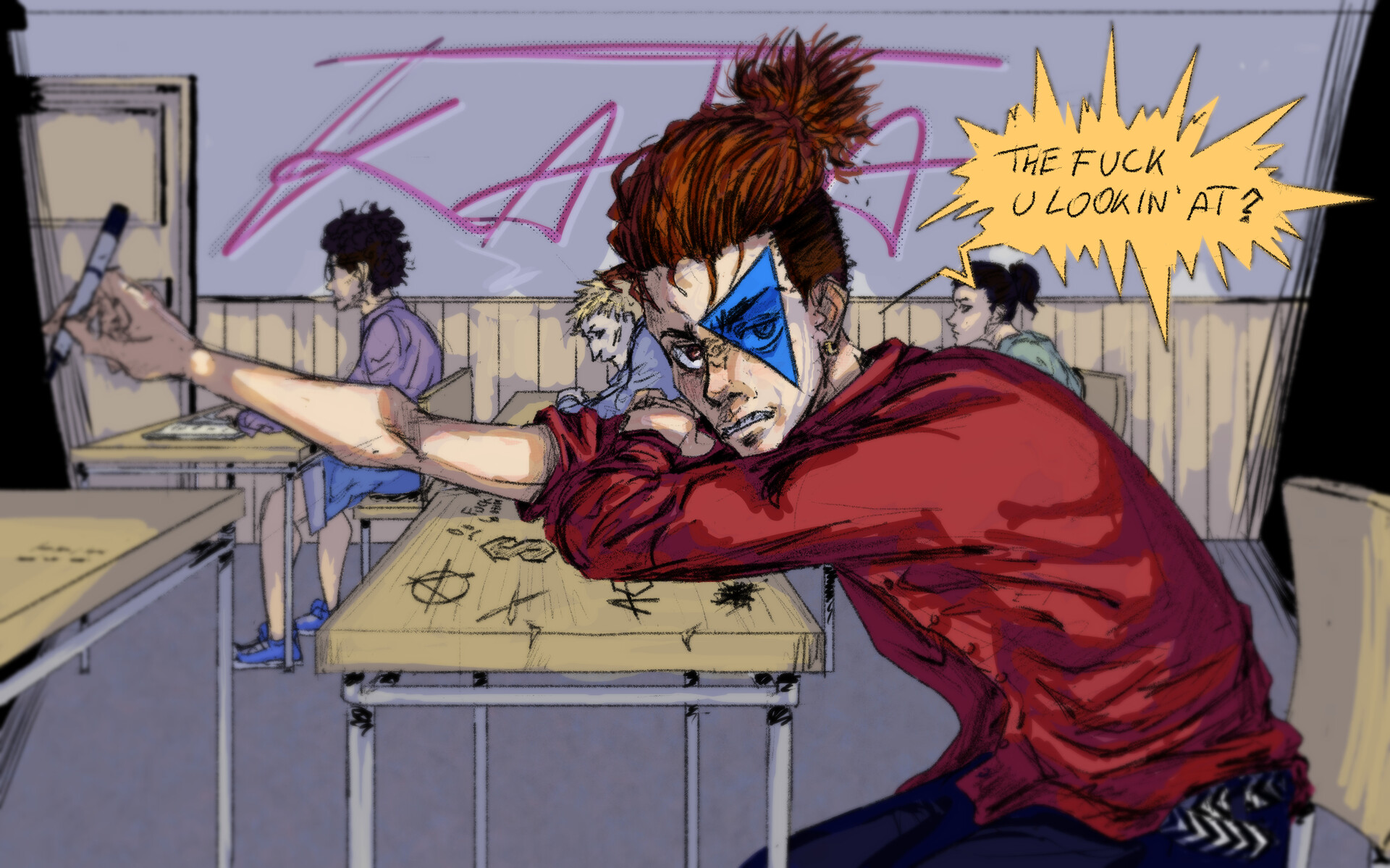 ArtStation - School delinquent