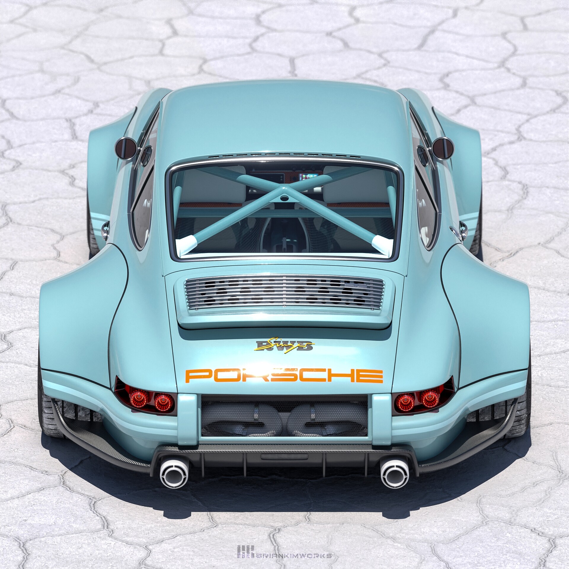 BRIAN KIM DESIGNS - RWB Singer 911 Restomod