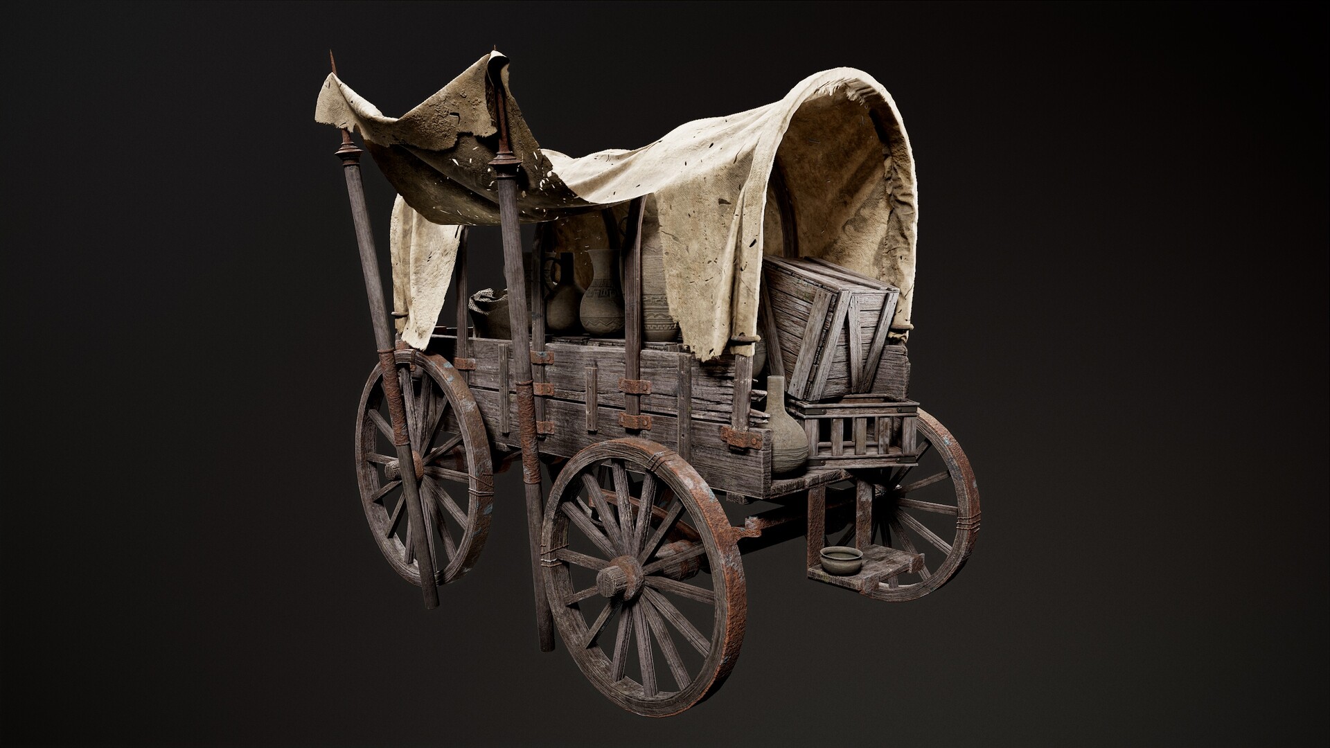 ArtStation - Wagon, Props